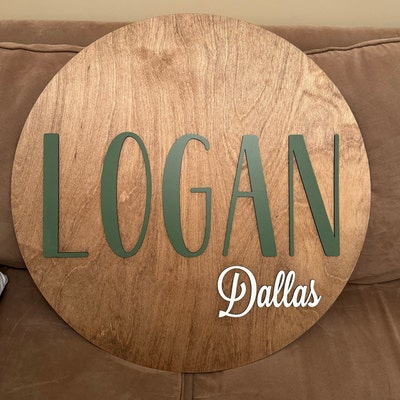 Custom Kid Name Sign Dinosaur Theme Wooden Baby Name Sign - Etsy