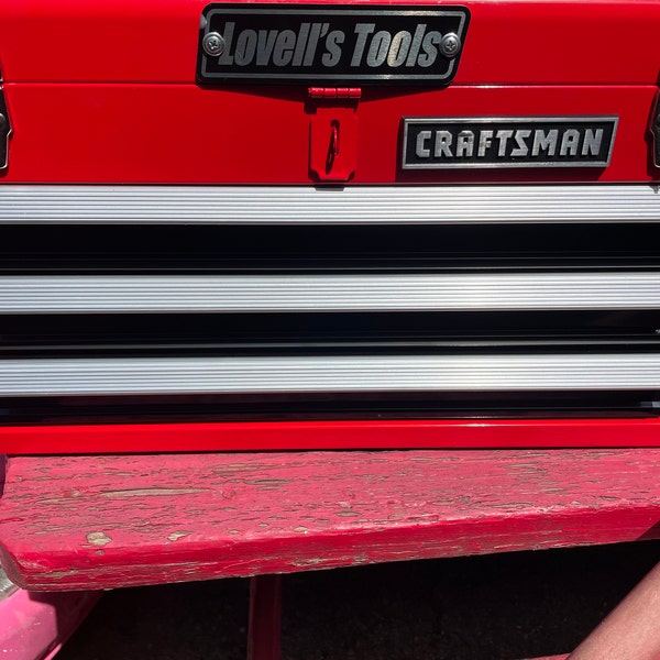 Custom Aluminum Name Plate for Tool Boxes, Lockers or Whatever You Want ...