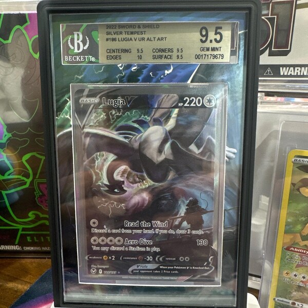 Lugia V Alternate Art Custom Pokemon Graded Display Case - Etsy