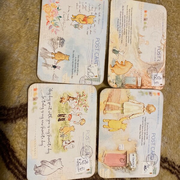 Art Mail | Classic Winnie the Pooh Post Cards | Kids Post Cards ...