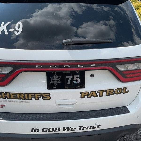 Police // Personalized Laser Engraved License Plate // Deputy ...