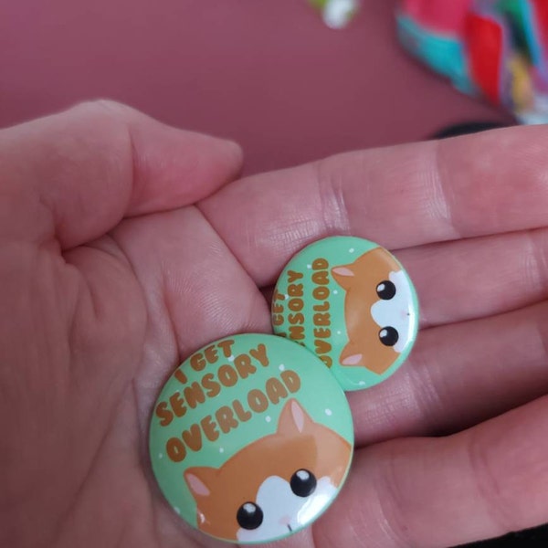 Hidden Disabilities Pin – 32mm Awareness Badge – Invisible Illness ...