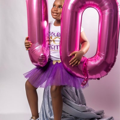 Double Digits 10th Birthday Tutu Outfit, Girl Birthday Outfit, 10 Year ...