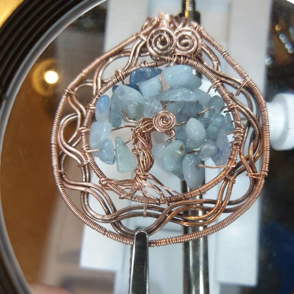 Tree of Life Wire Wrap Tutorial | How to Make A Beaded Wire Tree of ...