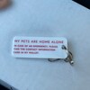 Kid's Info Keychain - in Case of Emergency Key Chain, Phone Number ...