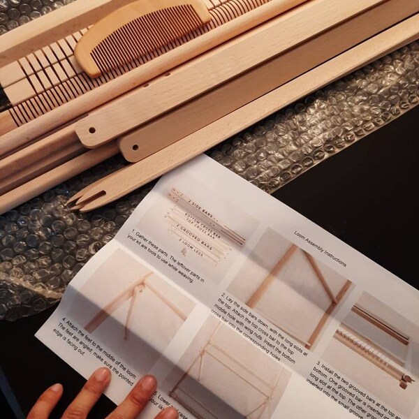 Large Weaving Loom, Adjustable Frame Loom With Tools - Etsy