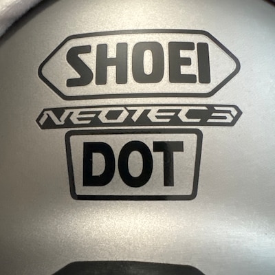 4 Replacement DOT Motorcycle Helmet Stickers Vinyl Decals D.O.T. Labels ...