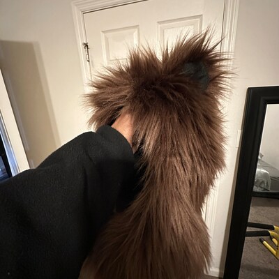 Brown Wolf Hat Faux Fur Animal Hat Werewolf - Etsy