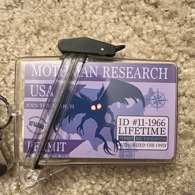 Cryptid Search Permit Collection Wallet-sized Metal Card - Etsy