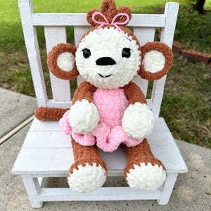 Crochet Pattern Monkey Amigurumi Monkey Pattern PDF Tutorial Stuffed Monkey Plush Pattern ...