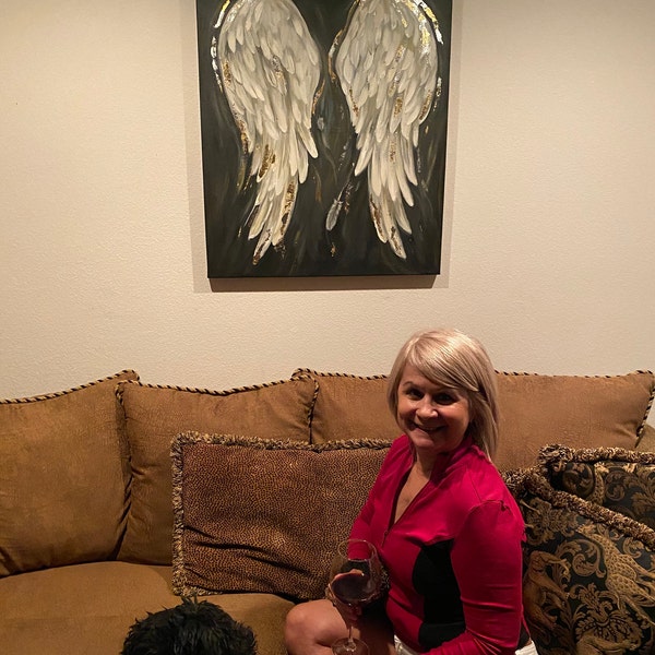 Angel Wings Painting. Huge Angel Wings Painted Just for You. This is a ...