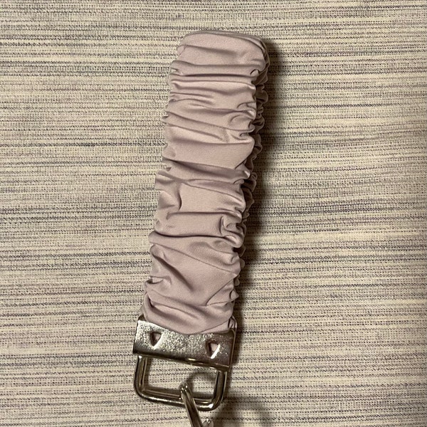 Waterproof Scrunchie Wristlet Keychain Keyring Keyfob | Silver Hardware ...
