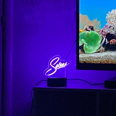 Selena Quintanilla LED Lamp - Etsy