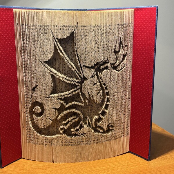 Rose Flower: Book Folding Pattern, Instruction DIY Folded Book Art, Cut ...