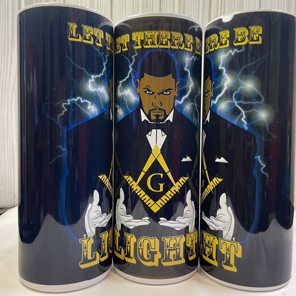 OES Star FATAL Logo Symbols Order of the Eastern Star 20oz 30oz Skinny ...