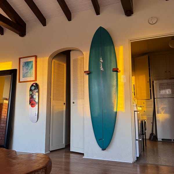 Vertical Carved "aloha" Wall Display Storage Racks Hangers 3pc Teak ...