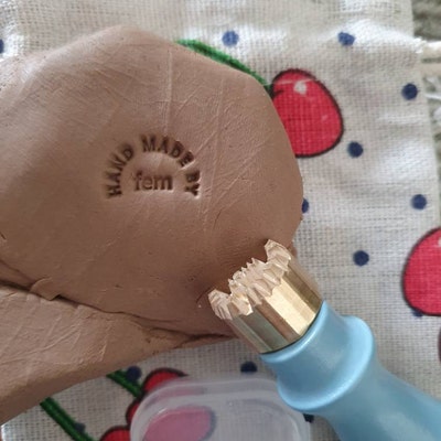 Personalized Ceramic Stamp, Custom Pottery Stamp, Pottery Signature ...