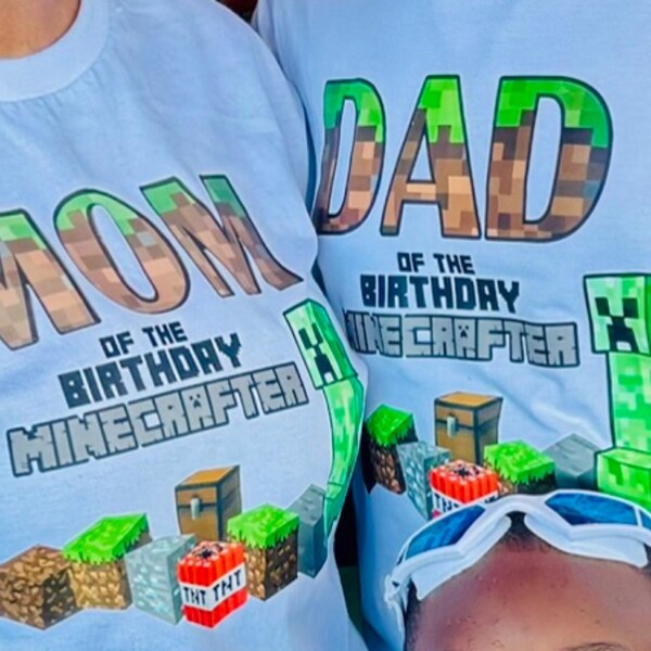 Mom of the Minecrafter Birthday SVG - Etsy