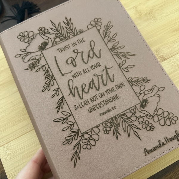 PERSONALIZED CSB Note Taking Bible - Sea Blue - the Grass Withers, the ...