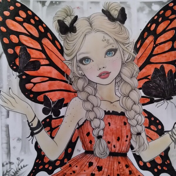 41 Butterfly Fairy Coloring Pages, Butterflys Fairies Coloring Book ...