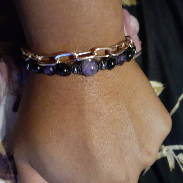 Protection Bracelet Men Women Evil Eye Black Cord Bracelet Macrame ...