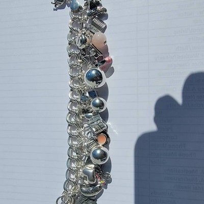 4 Photo Locket Necklace in 925 Sterling Silver Multi Photo Heart Locket ...