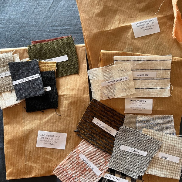 Fabrics Color Card, Lithuanian Linen, OEKO TEX Certified Linen - Etsy