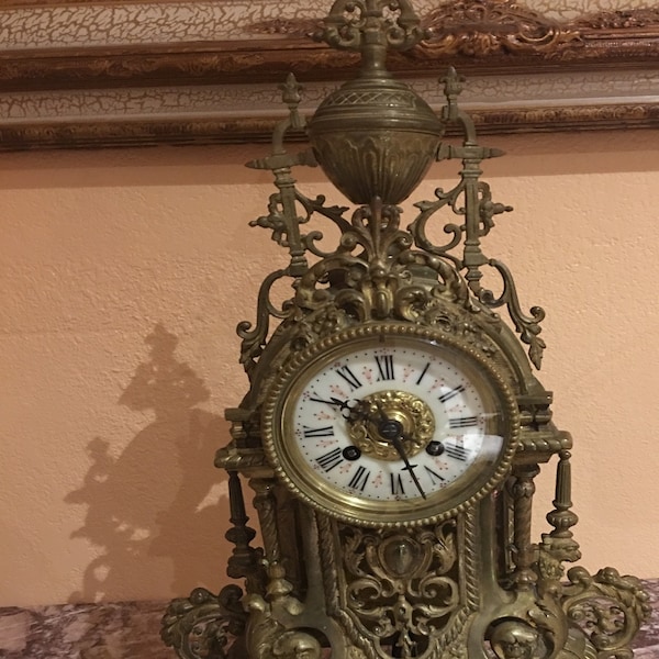 French Antique Floor Clock C.1800's Sku: - Etsy