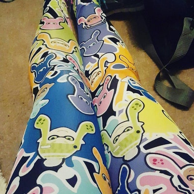Splatoon Inspired Leggings Inkling Leggings Squid Kid Nintendo Printed ...