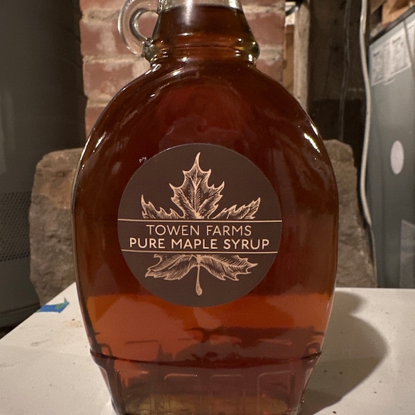 Maple Syrup Labels, Syrup Bottle Label, Maple Syrup Stickers ...