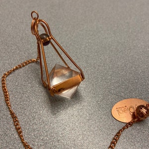 Copper Spiritual Energy Generator With Quartz Pyramid and - Etsy