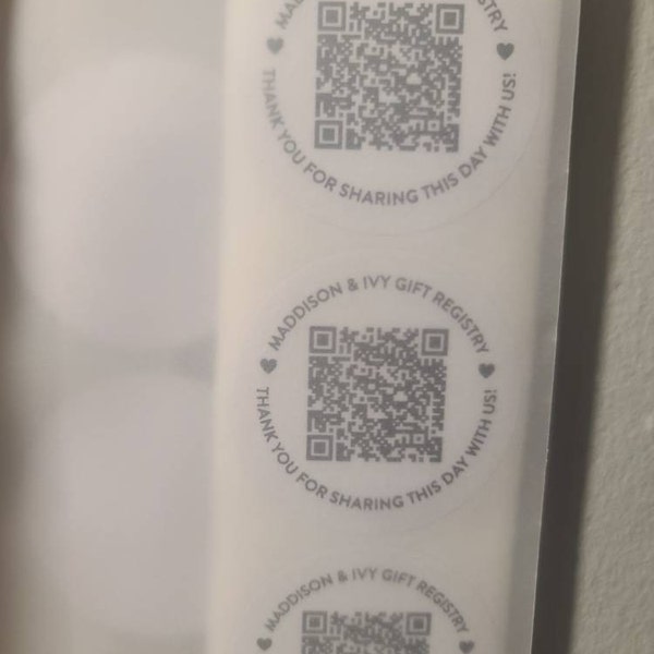 Custom QR Code Package Sticker, Custom Text Stickers, Business Stickers ...