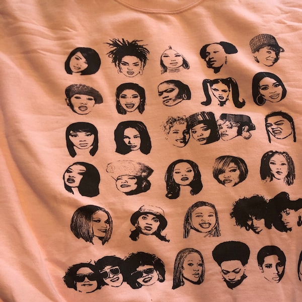 Female Rappers Sweatshirt: Hip Hop Music Legends, Black Feminism - Etsy