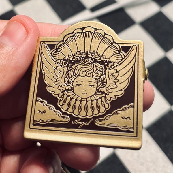 12 Color Mini Water Color Paint Set - Walnut Wood Portable Travel ...