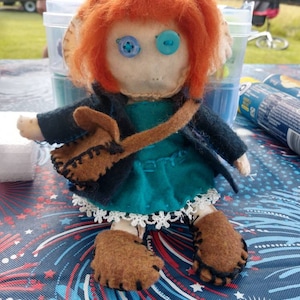 Felt Doll Sewing Pattern Pdf With Instructions and Tutorial, Diy Craft ...