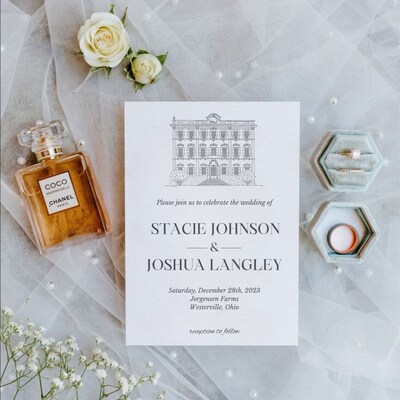 Gold Foil Wedding Invitations Gold Foil Detail Card Deckle Edge Detail ...