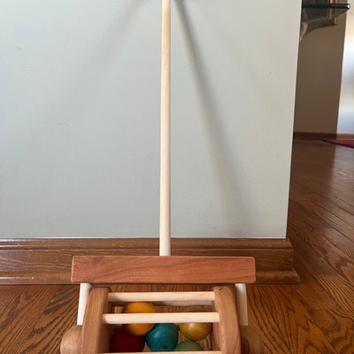 4 Montessori Dowel Toystoddler Stacking Set - Etsy