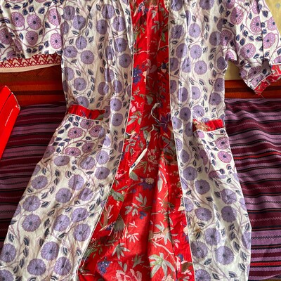 Hand Block Printed Dress Summer Dress Printed Dress Cotton Dress Floral ...