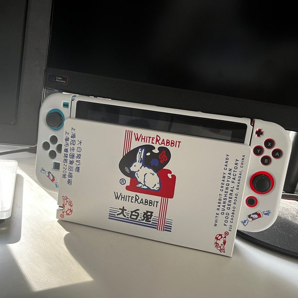 Custom WHITE RABBIT Nintendo Switch Soft-shell Case - Etsy