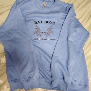 Bat Boys Sweatshirt / LICENSED ACOTAR Merch / Embroidered Acotar ...