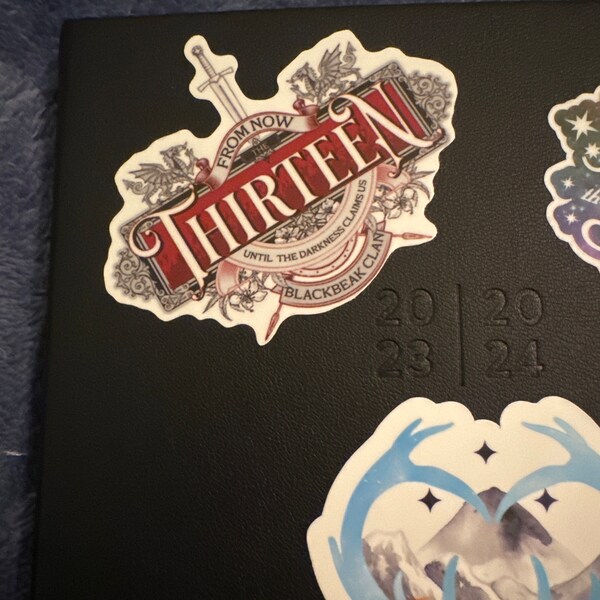 The Thirteen Stickers Stickers Manon Blackbeak Throne of Glass Sarah J ...