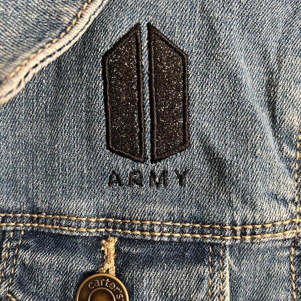 3 Sizes BTS Army Logo - Machine Embroidery Design File - Etsy