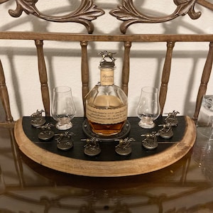 GRAND Head Stave Blanton's Bourbon Bottle and Stopper Dispay REAL ...