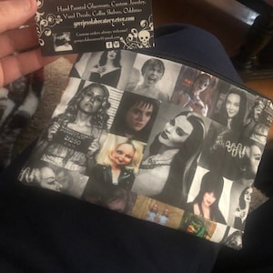 Ladies of Horror Makeup Cosmetics Bag - Etsy