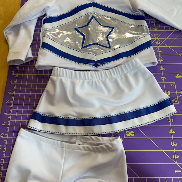 Victory Cheerleading Uniform PDF Sewing Pattern Sizes 1/2- 16 - Etsy