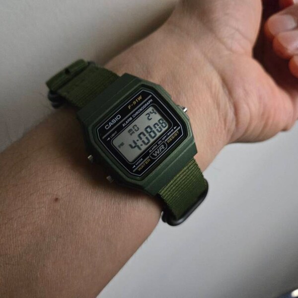 Custom Silver Casio World Time Watch With Color Screen Mod (pick Your ...