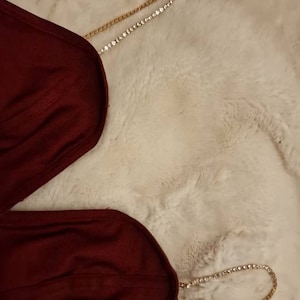 Rhinestone Body Chain, Gold, Silver, Diamanté Costume, Club Wear ...