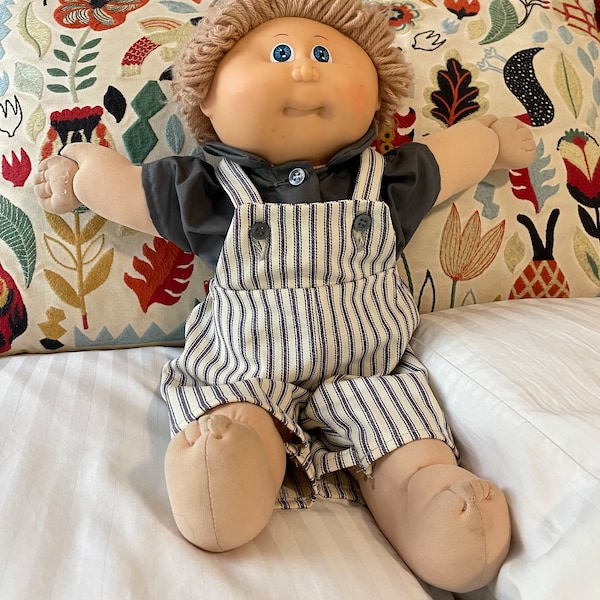 Two Piece Cotton Shirt and Overalls for Cabbage Patch Boy or Girl - Etsy
