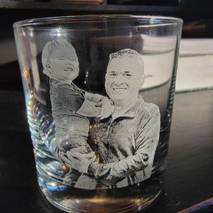 Father's Day Gift From Daughter Glass Fathers Day Gift, Dad Gift, Papa ...