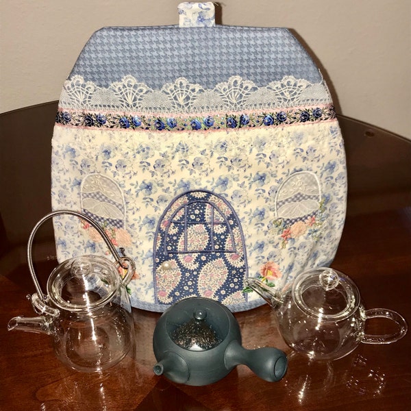 Choice of 1 Vintage Cottage Style Quilted Handmade Standard Size Tea ...